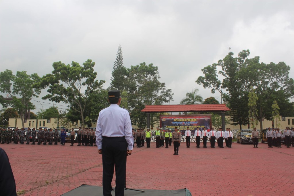 Ardiansyah Sulaiman Pimpin Apel Pasukan Ops Lilin 2023