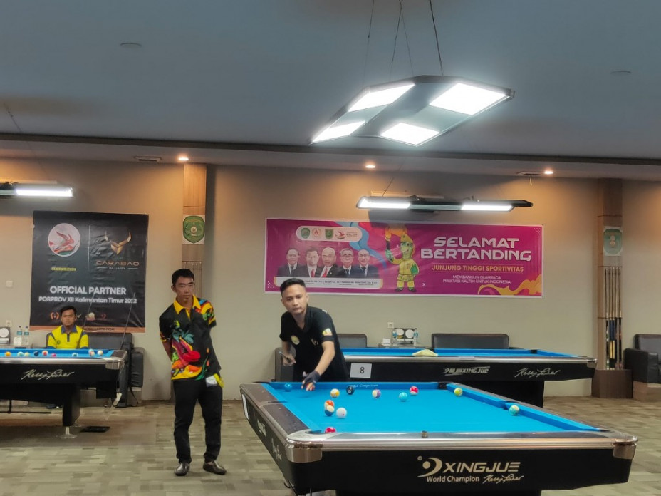 Pertandingan Cabor Billiar Porpov VII Kaltim Digelar di Balikpapan