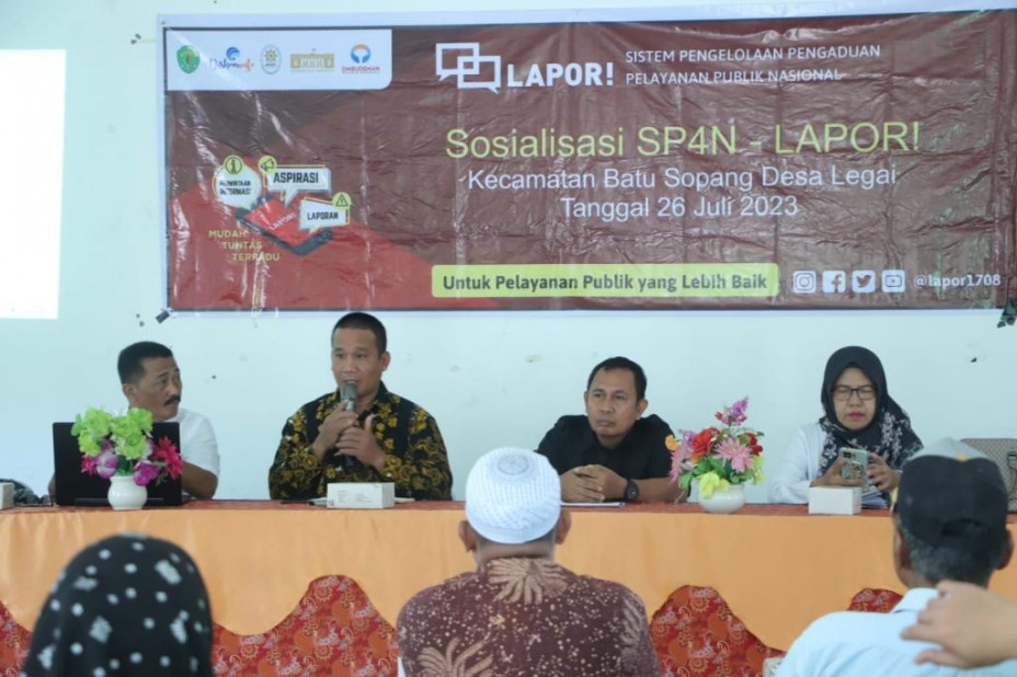 Hingga Juli Ini 112 Laporan Masuk SP4N LAPOR, 100 Persen Sudah Ditindaklanjuti