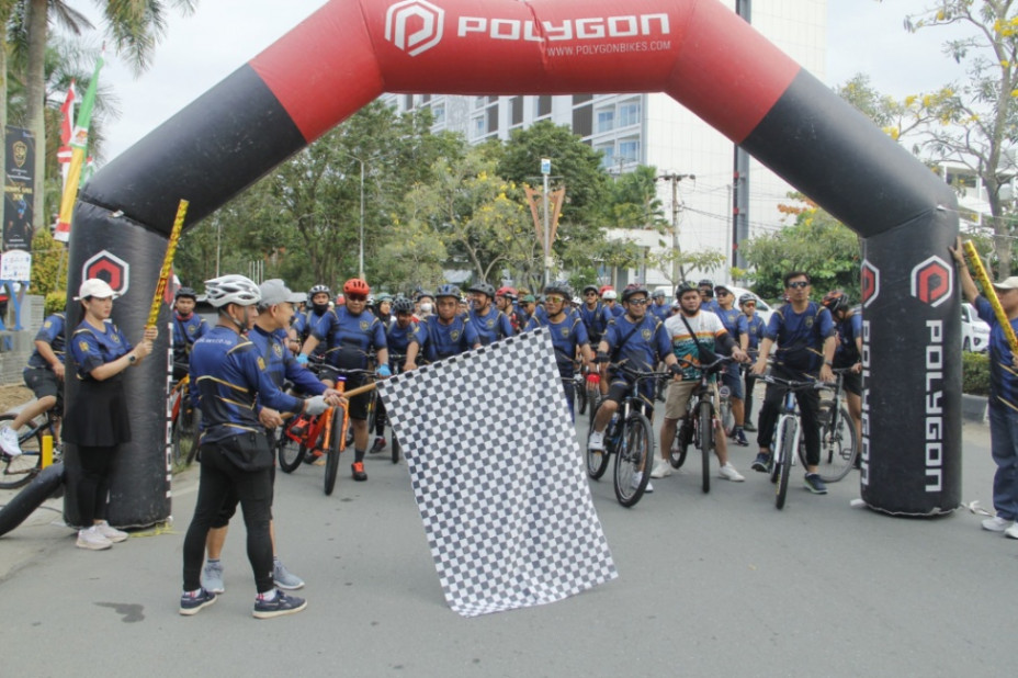 Blue Sky Gowes Gaul 20 KM, Meriah dan Banyak Doorprize
