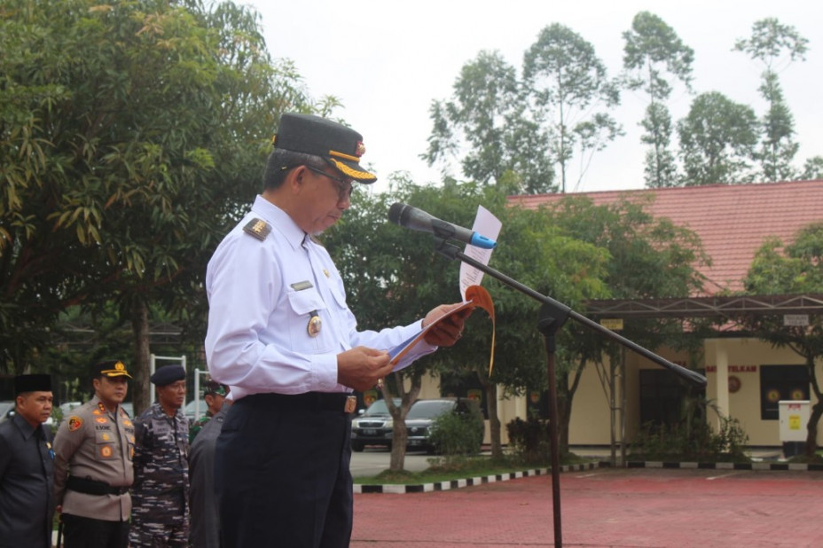 Ardiansyah Sulaiman Pimpin Apel Pasukan Ops Lilin 2023